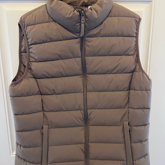 Calvin Klein | Jackets & Coats | Calvin Klein Tan Puffer Vest | Poshmark